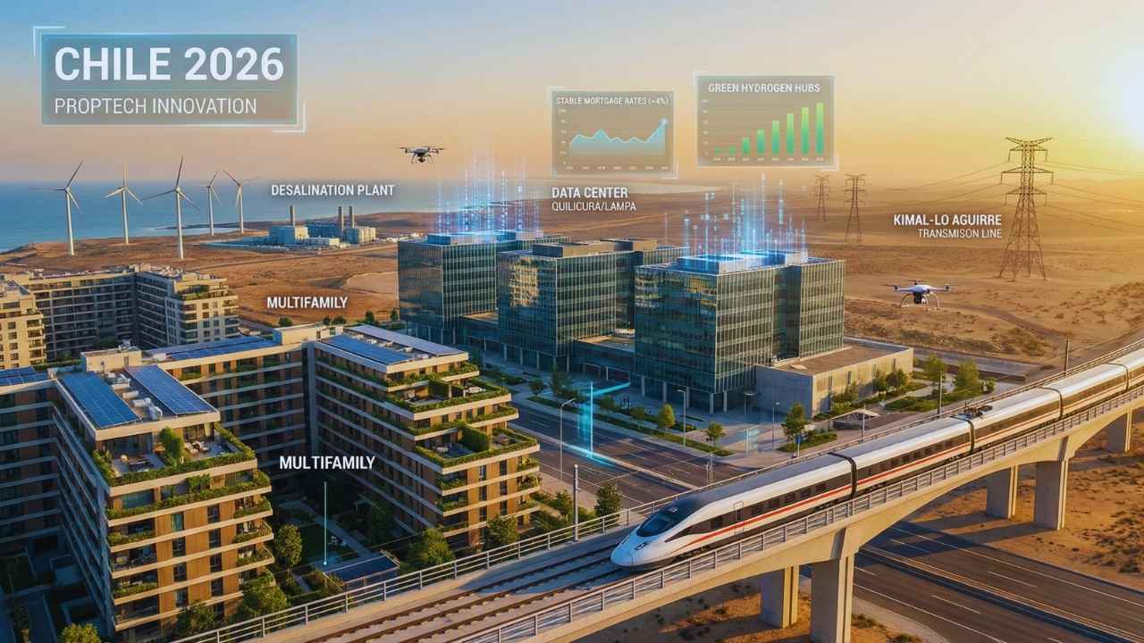 10 Bienes Raíces, PropTech e Infraestructura en Chile en 2026