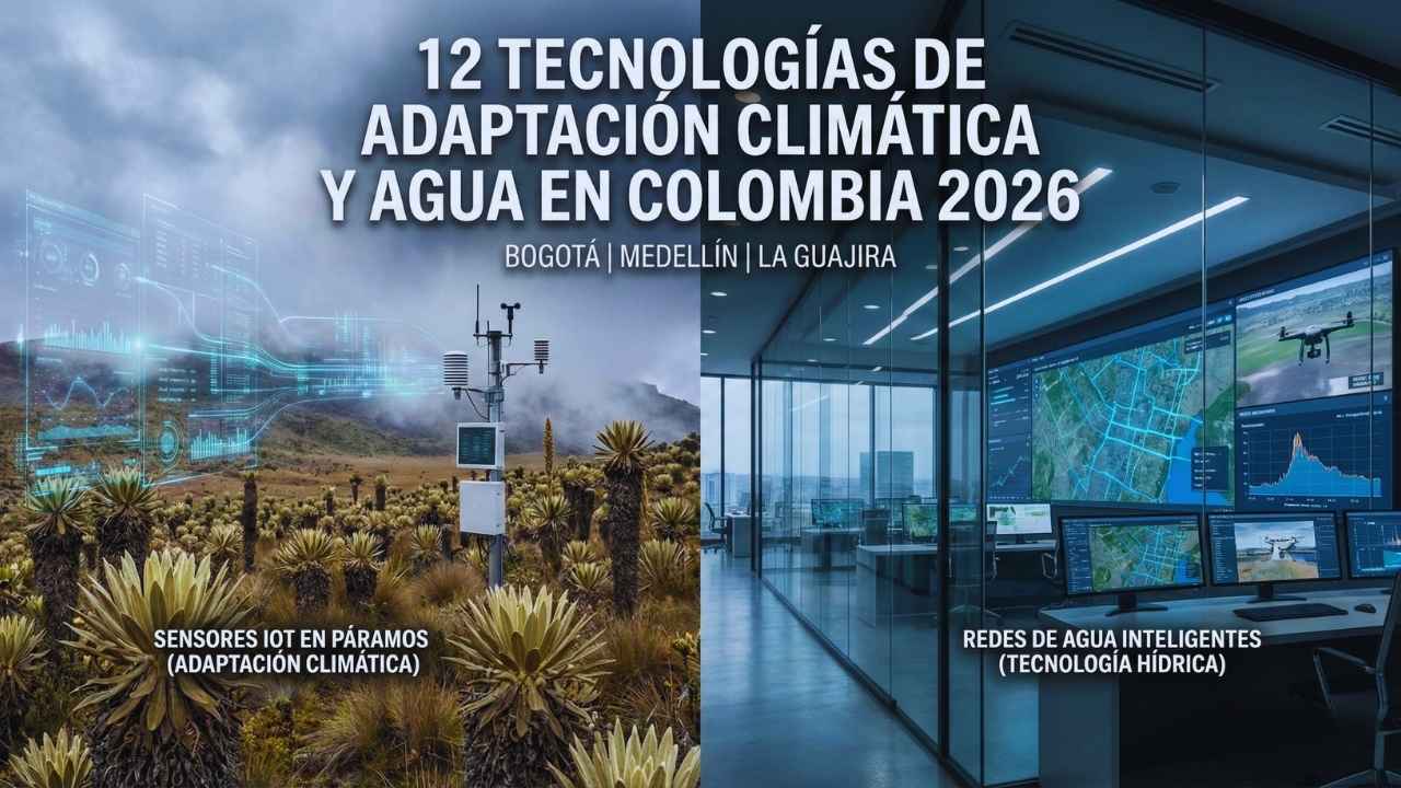 12 Adaptación Climática y Tecnología del Agua en Colombia en 2026