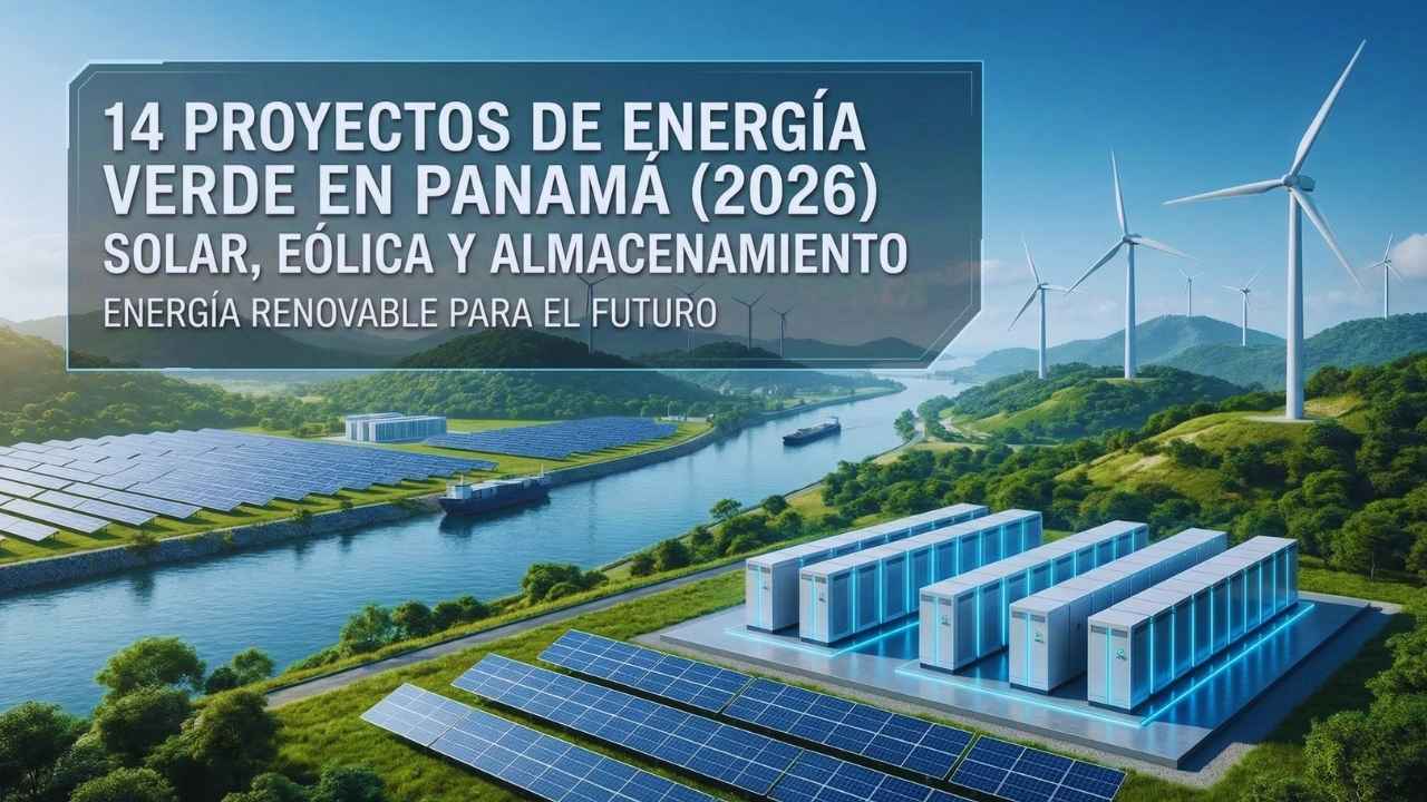 14 Energía Verde: Proyectos de Solar, Eólica y Almacenamiento en Panamá ...