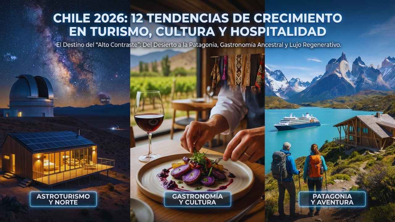 12 Crecimiento del Turismo, la Cultura y la Hospitalidad en Chile en 2026