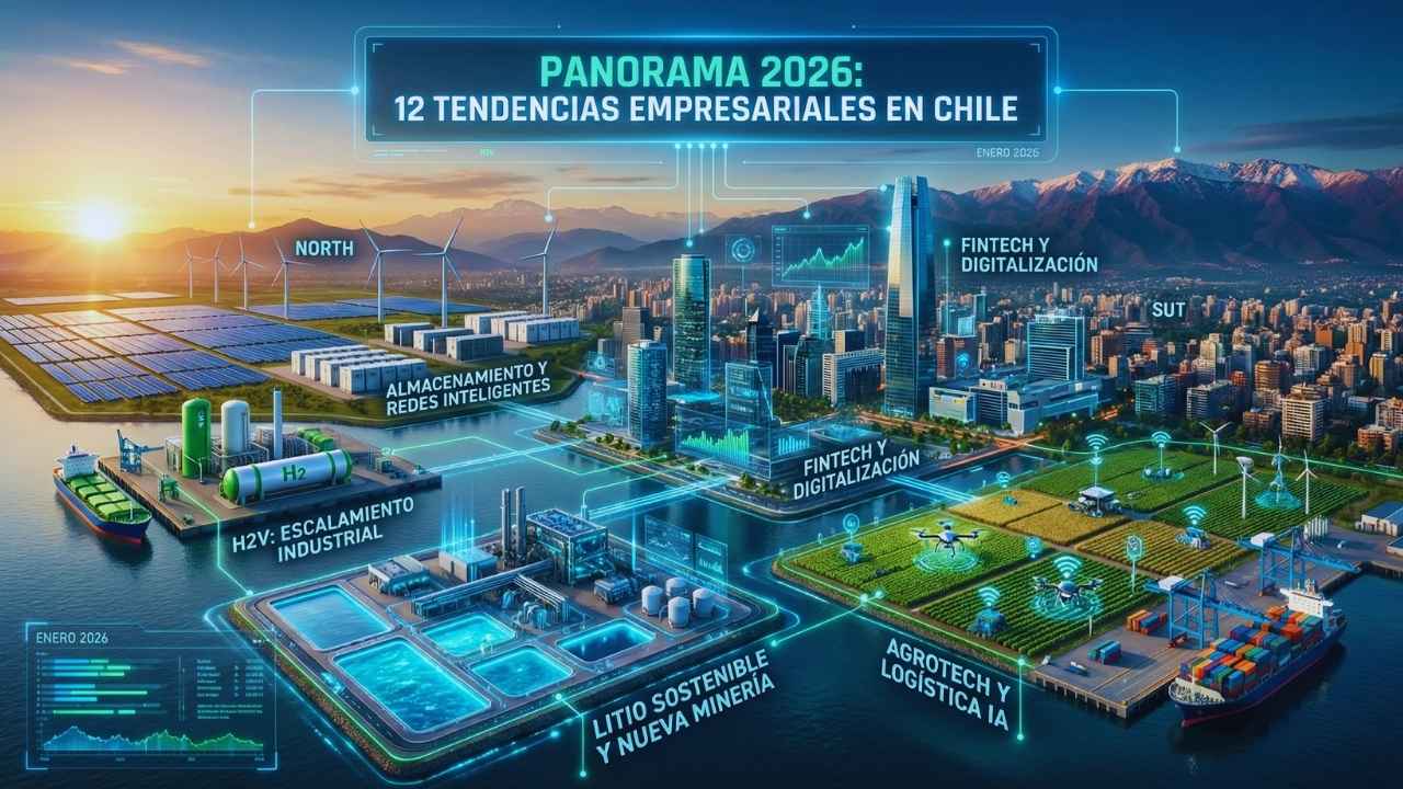 12 Perspectivas: Tendencias Empresariales para Chile en 2026