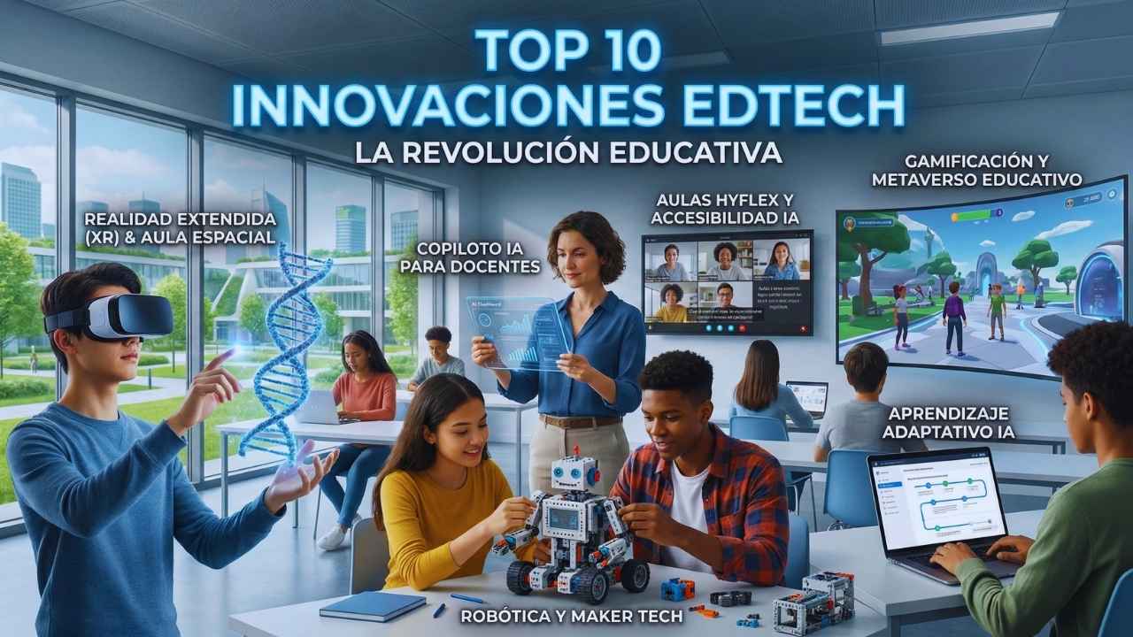 Las 10 Innovaciones en Tecnología Educativa: La Revolución EdTech 2025