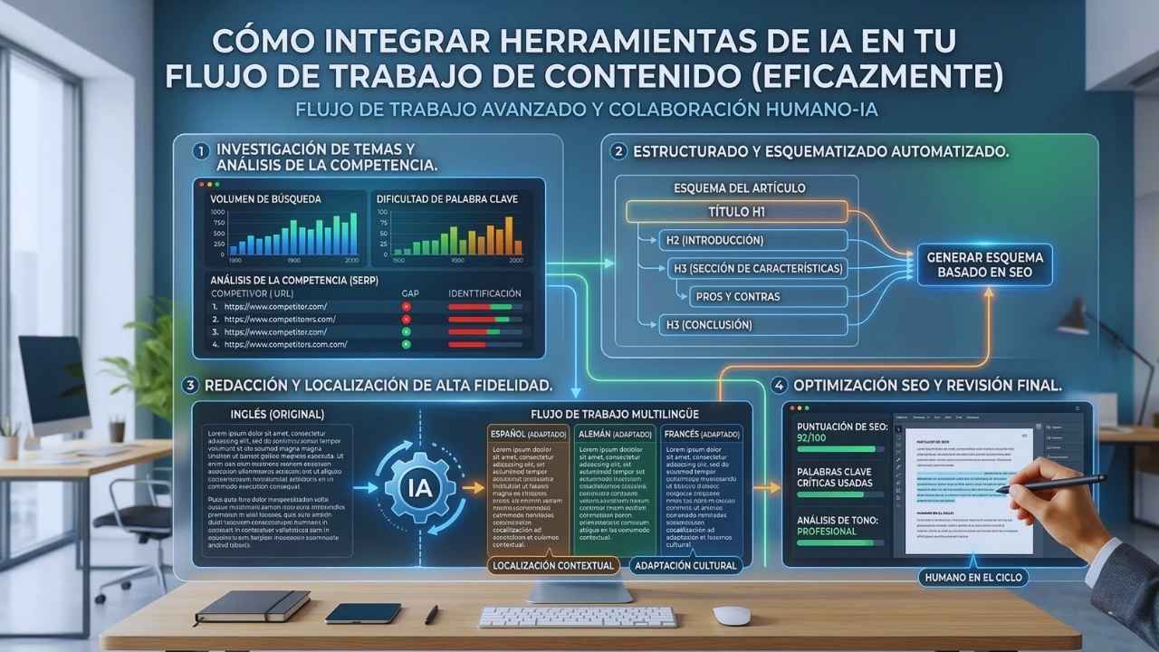 Cómo Integrar IA en la Creación de Contenido con Éxito